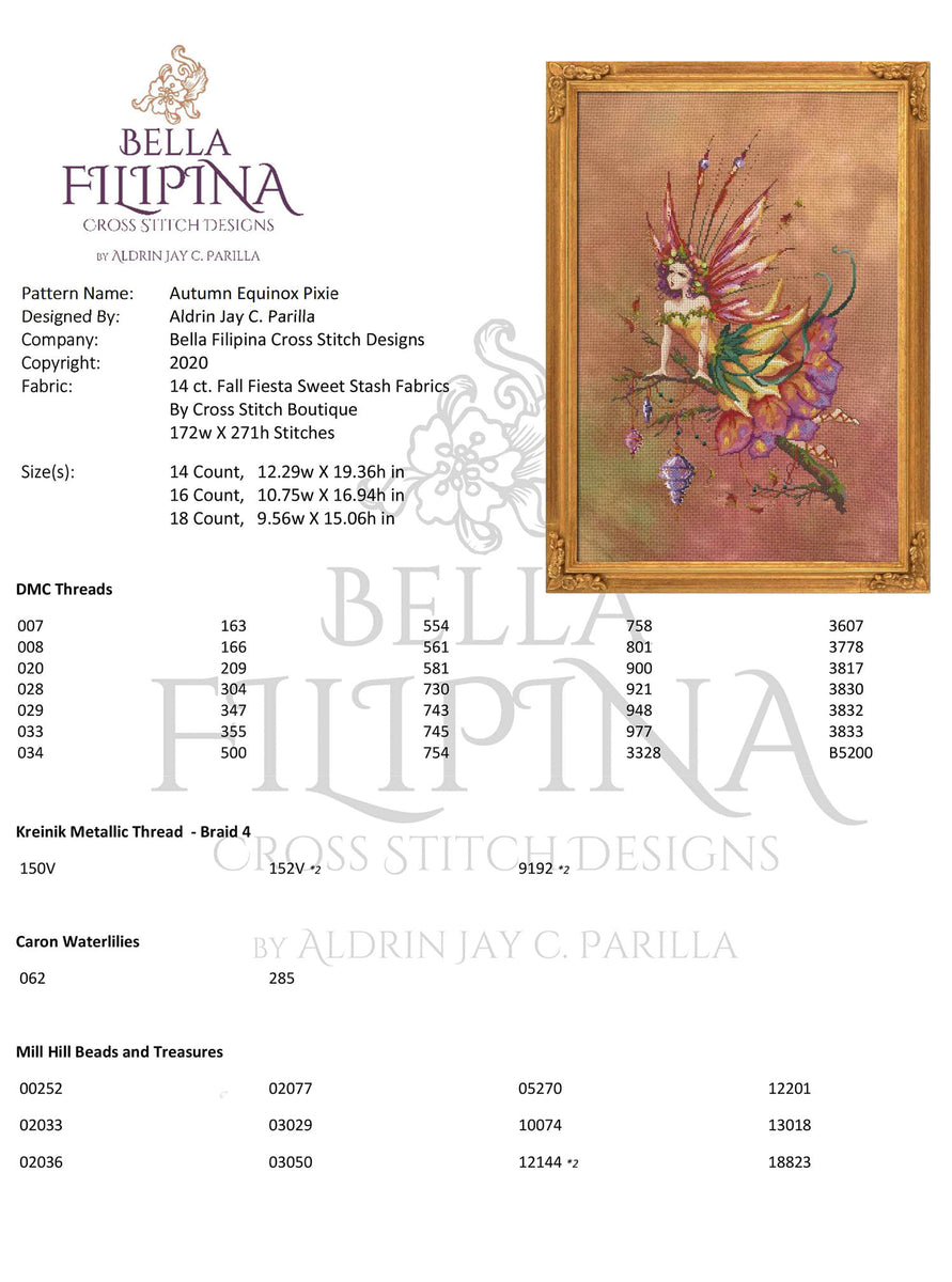 Autumn Equinox Pixie Volcanostitching